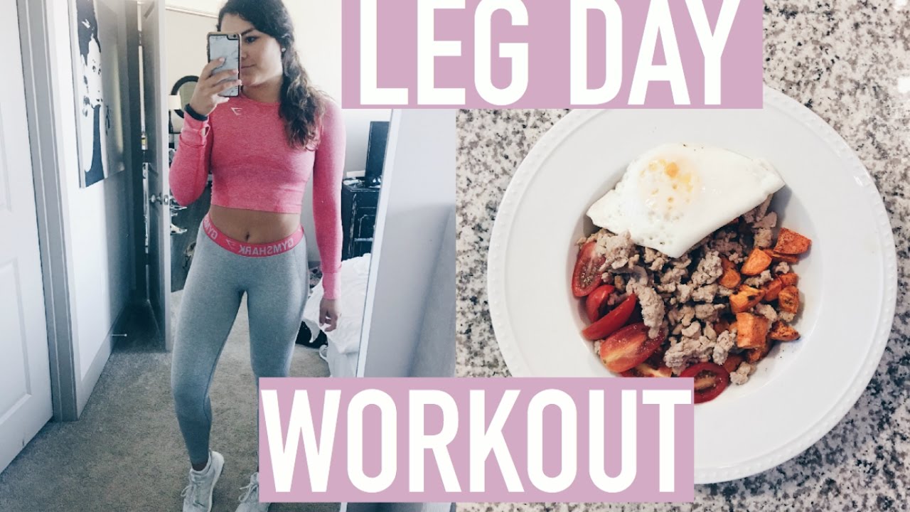 LEG DAY WORKOUT & CHANGING THE WAY WE EAT OUR MEAL - YouTube