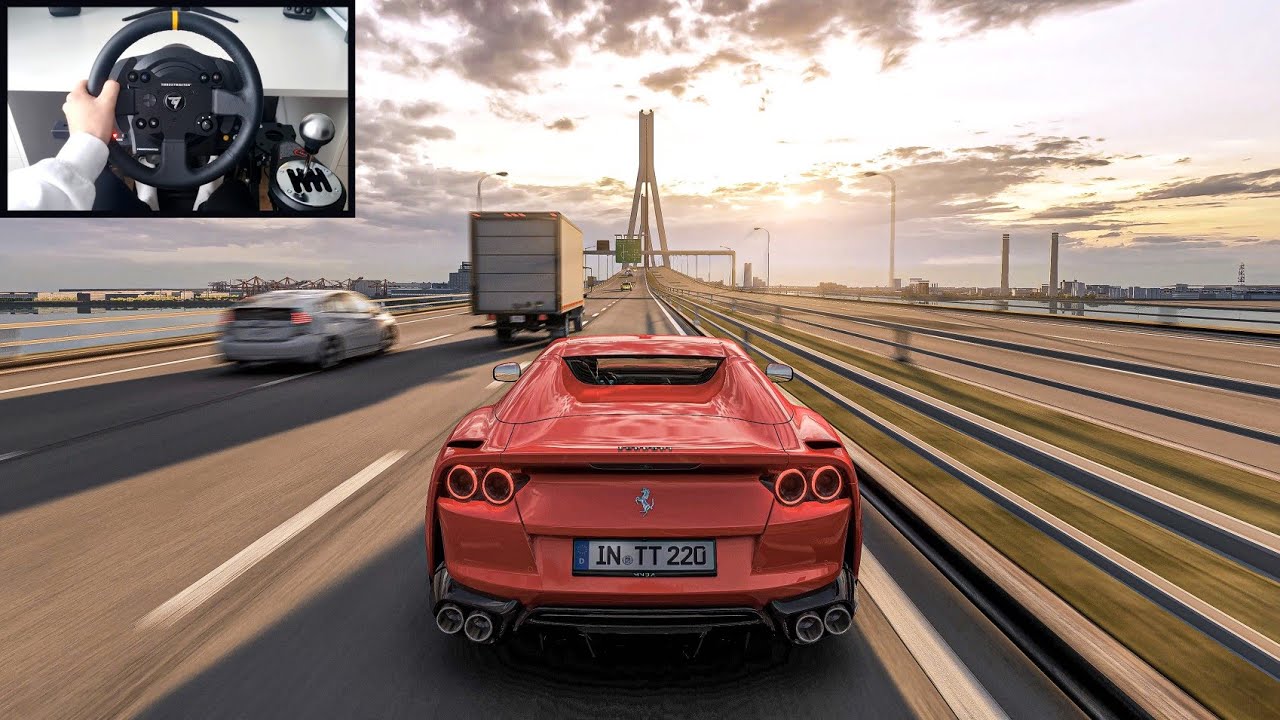 Ferrari 812 GTS | Assetto Corsa | Steering Wheel Gameplay - YouTube