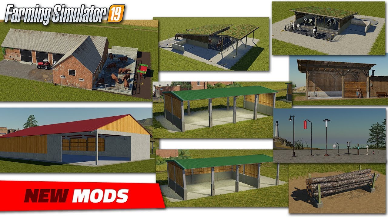 FS19 | New Farm Building mods (2020-05-15) - review - YouTube