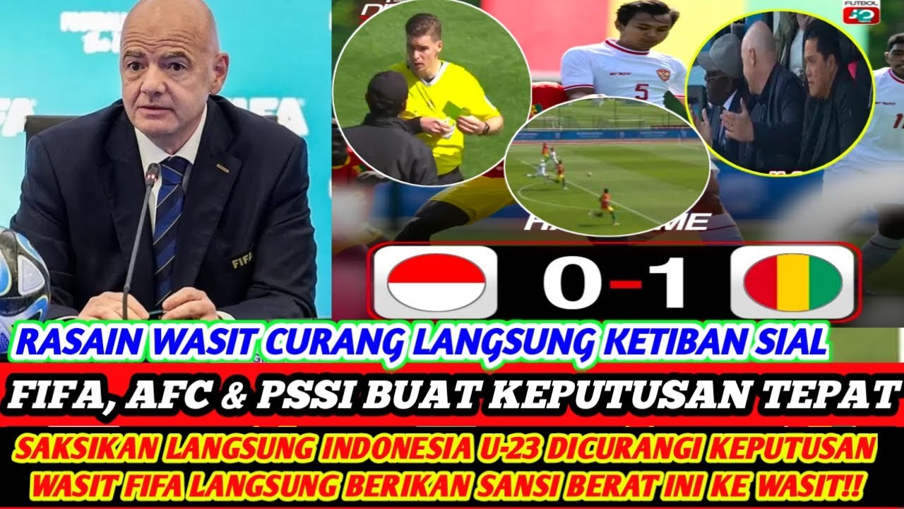 Wasit Curang Menangis FIFA Saksikan Indonesia Dicurangi Wasit Langsung ...