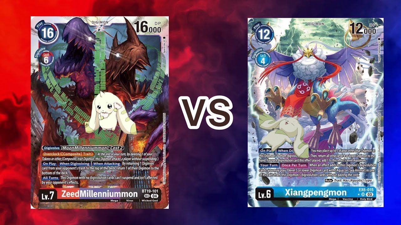 ZeedMillenniummon VS Xiangpengmon (aquatics)! (Big scary dragon or a ...