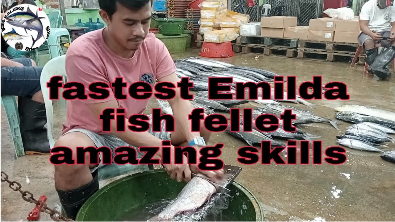 fastest emilda fish felet. amazing Live fish felet skills - YouTube