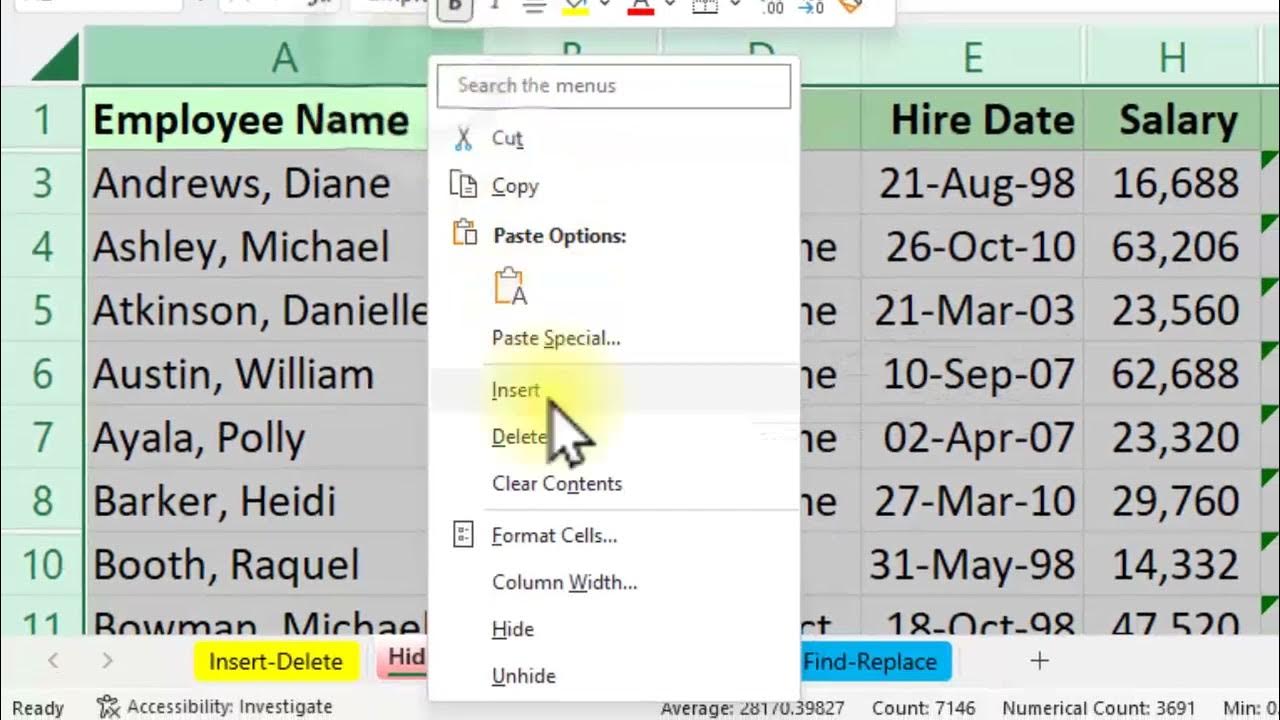 Advanced Excel Tutorial Part 7, മലയാളം MS Excel 2023 ക്ലാസ്, excel functions , excel training ...