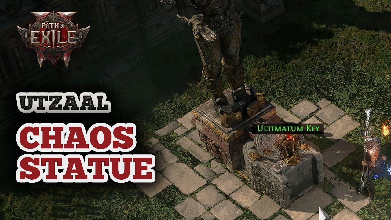 Where is Act 3 Chaos Statue in Path of Exile 2 - Utzaal Inscribed ...