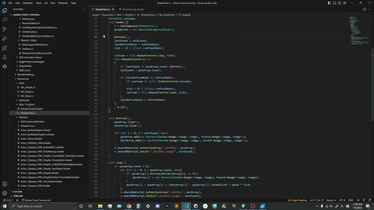 Unity Simple Fog of War Shader - YouTube