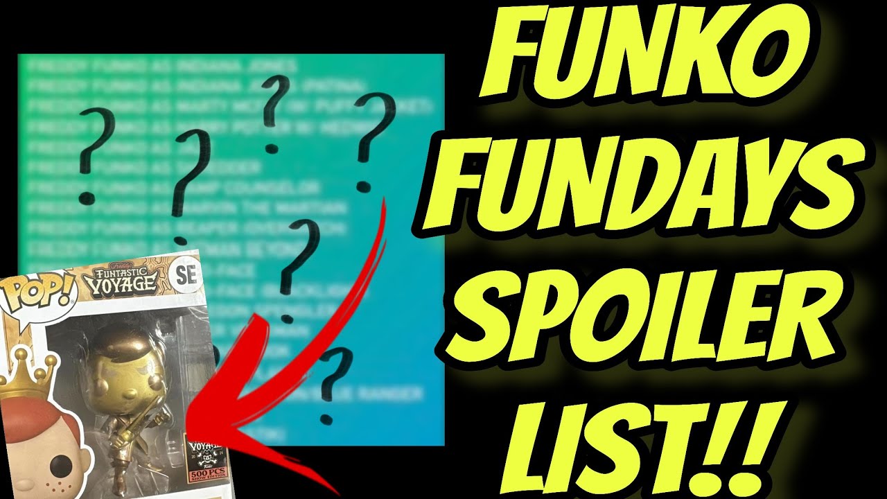 FUNKO FUNDAYS BOX OF FUN LEAK LIST 2024 - YouTube