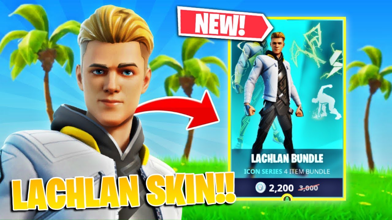 New Official LACHLAN Skin!!! Fortnite: Battle Royale Gameplay - YouTube