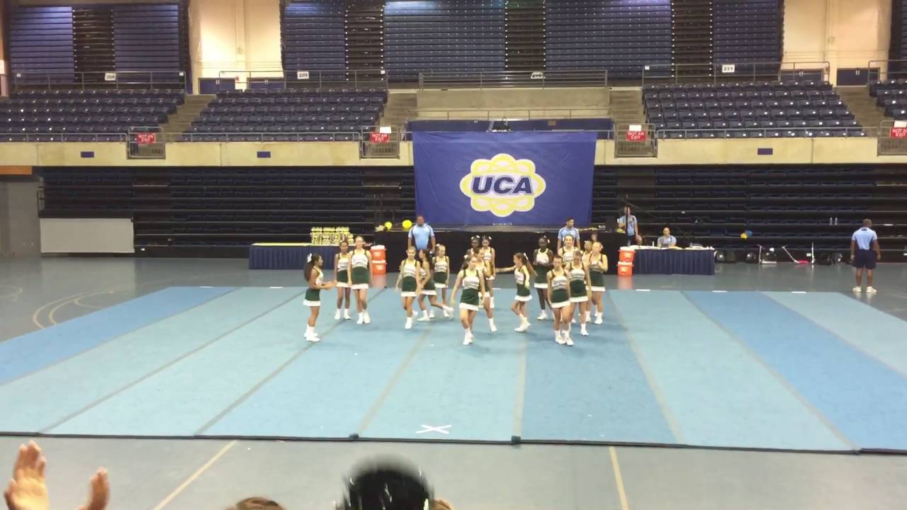 CVHS JV Cheer- UCA Extreme Routine 2016 - YouTube
