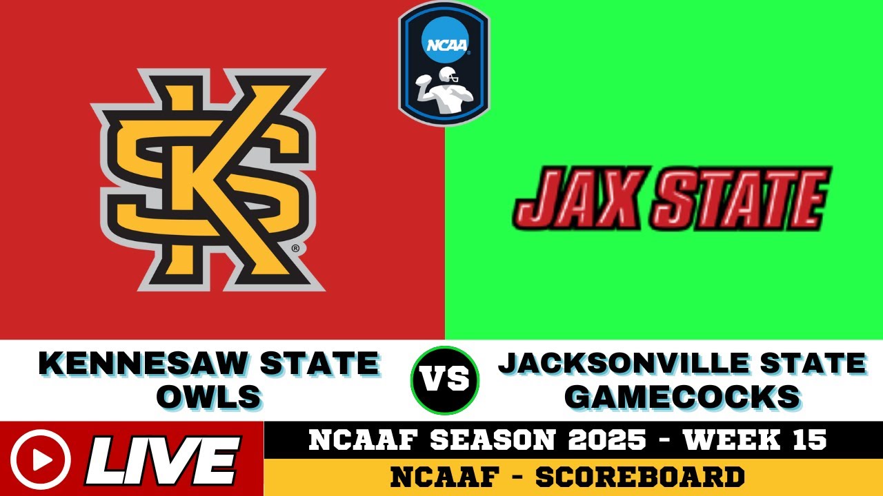 🔴LIVE : Kennesaw State Owls Vs Jacksonville State Gamecocks ...