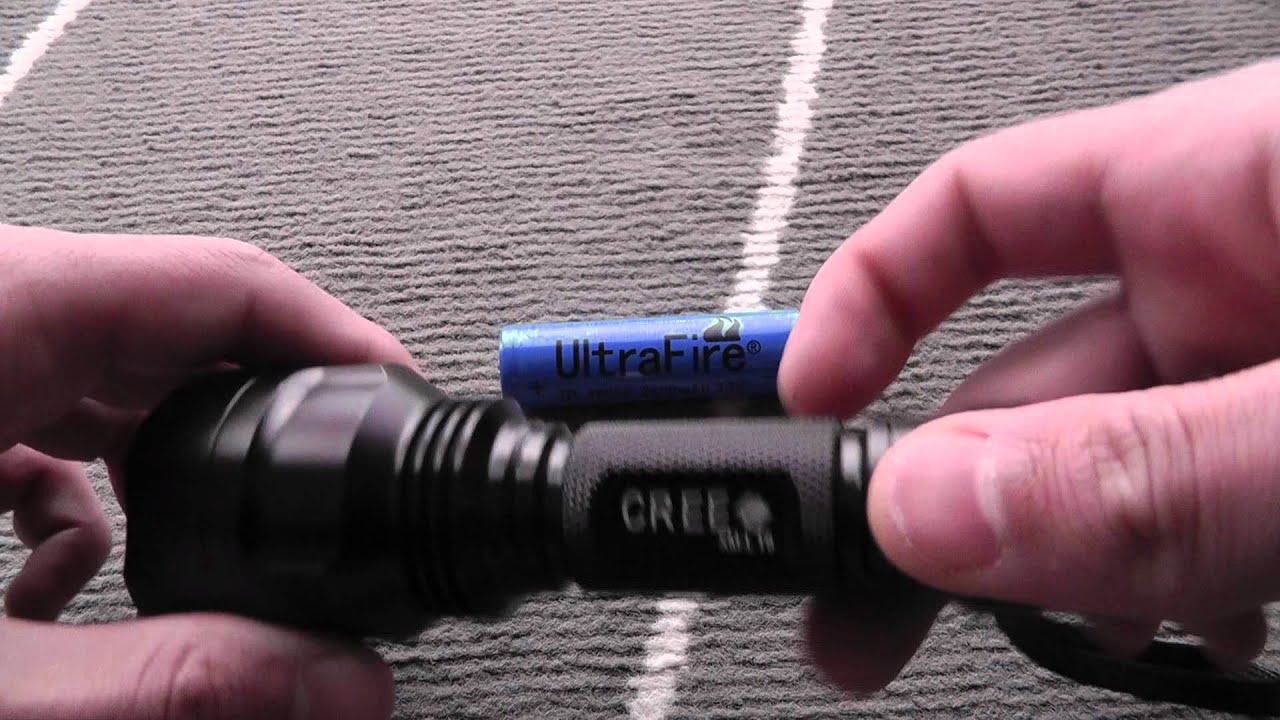 Ultrafire Cree C8 XM-L T6 1300 Lumens - YouTube