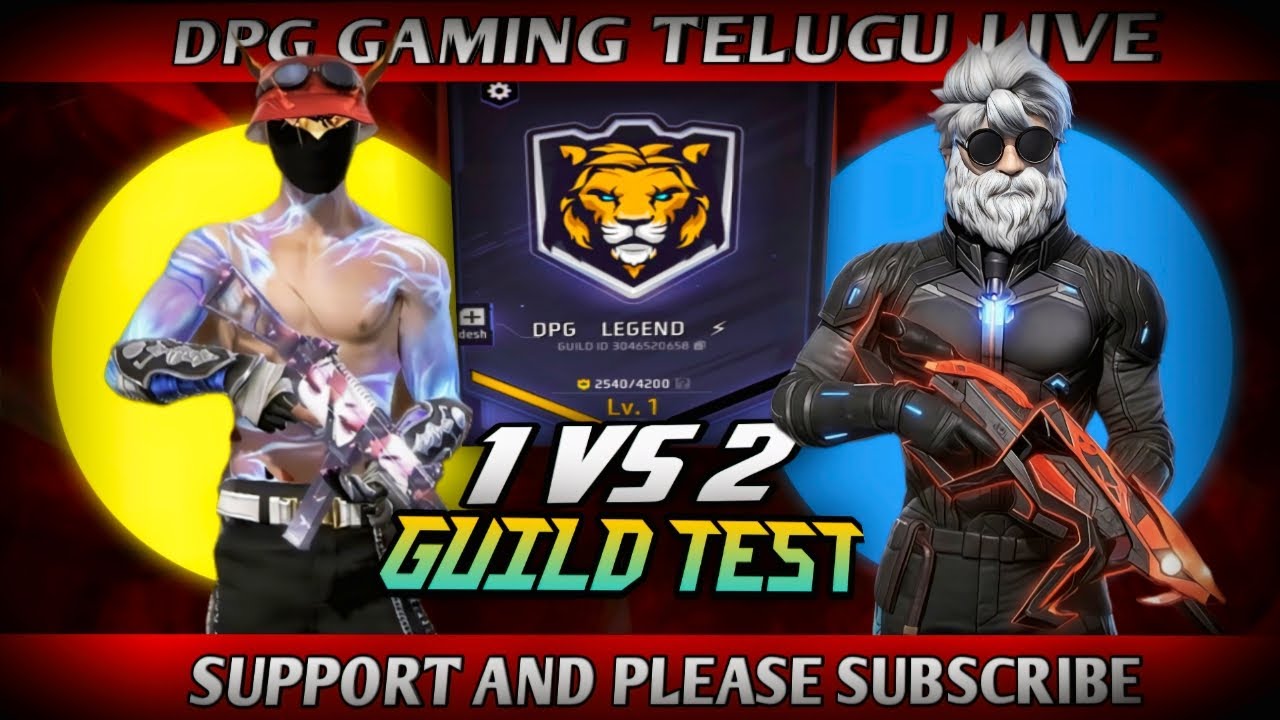 DPG GAMING GUILD TESTS TELUGU LIVE - YouTube