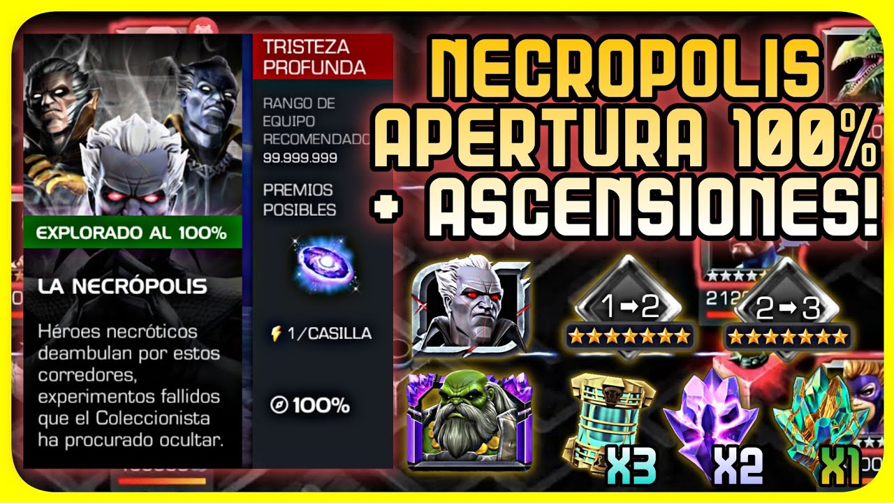 NECROPOLIS 100%!! + PREMIOS + APERTURA + ASCENSIONES | Y ADEMAS MI ...