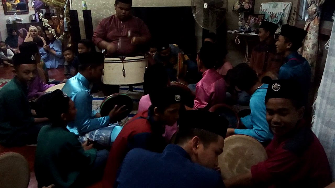 Kompang (HADRAH) rampayan laut - YouTube