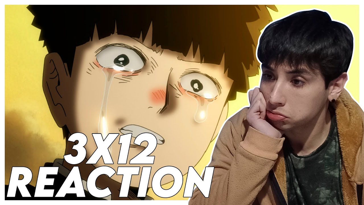 crying while watching the end of mob psycho 100... Mob Psycho 100 ...
