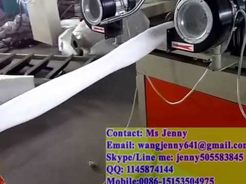 semi-automatic epe fruit net making machinery for apple pear Hami melon ...