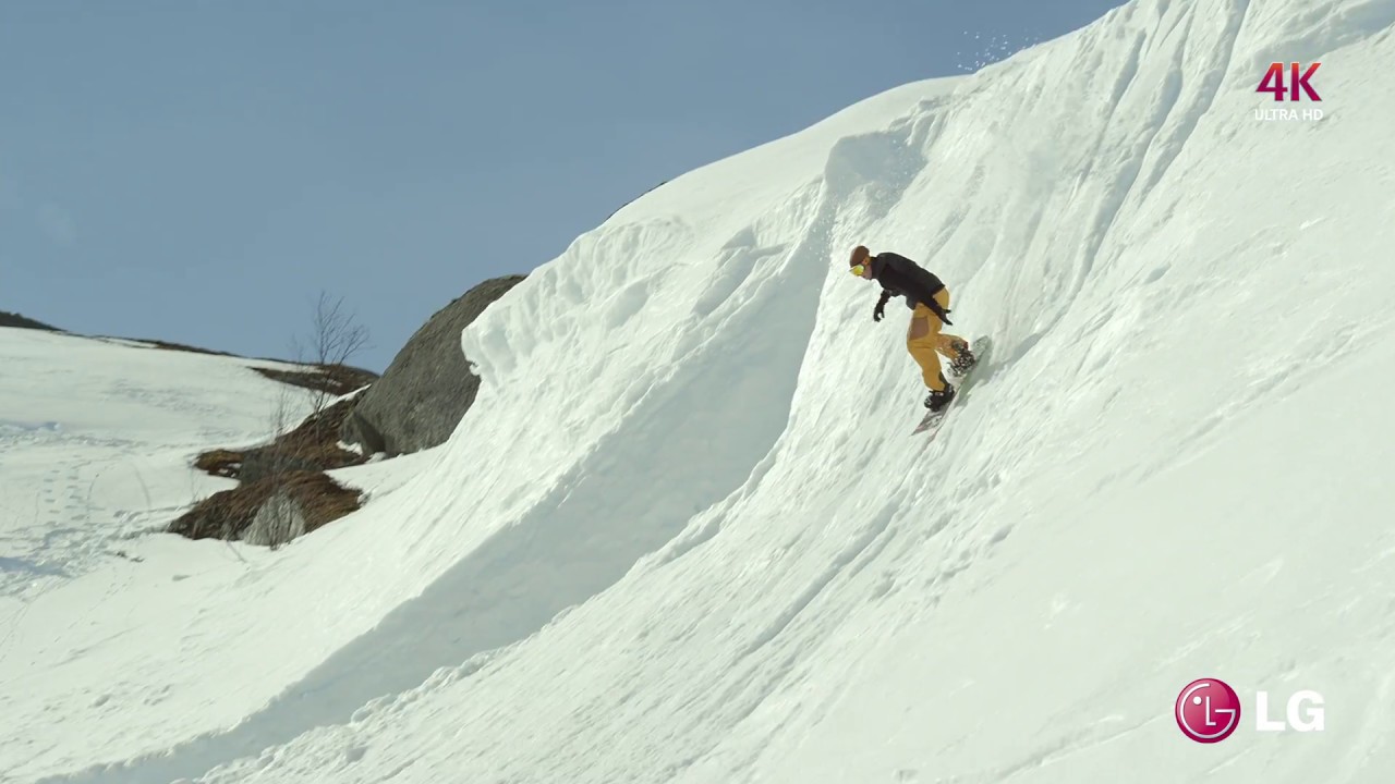 [4K Demo] LG 4K UHD Demo 滑雪 ski Naturally - YouTube
