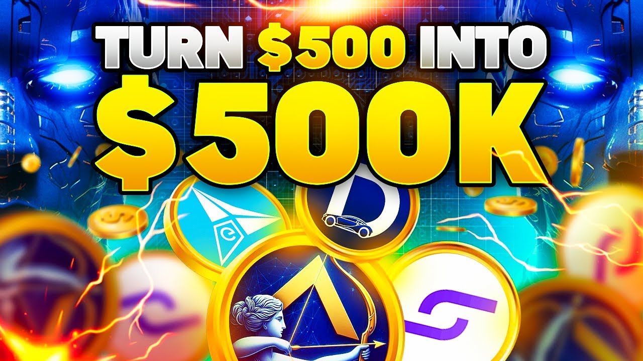 TURN $500 INTO $500K With 4 Crypto Tokens! (GET IN EARLY) - YouTube