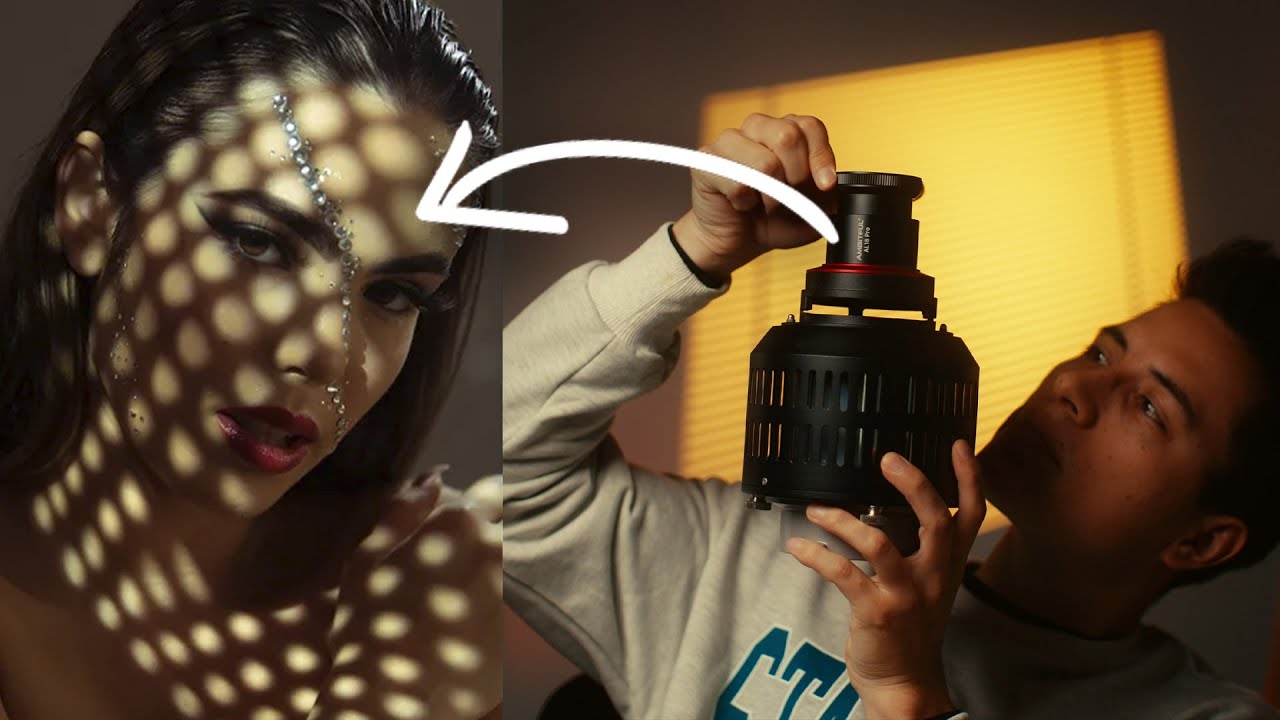 ¿Qué es un GOBO en iluminación y cómo usarlo? Ambitful AL18 Pro - YouTube