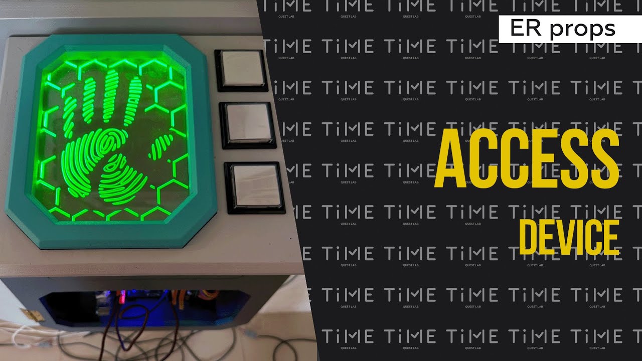 Access device. Escape room BANK ROBBERY 2.0. Props for the escape room ...