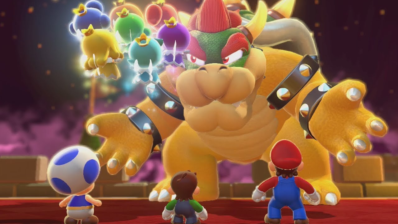 Super Mario 3d World 100 Walkthrough World 7 3 Players Youtube
