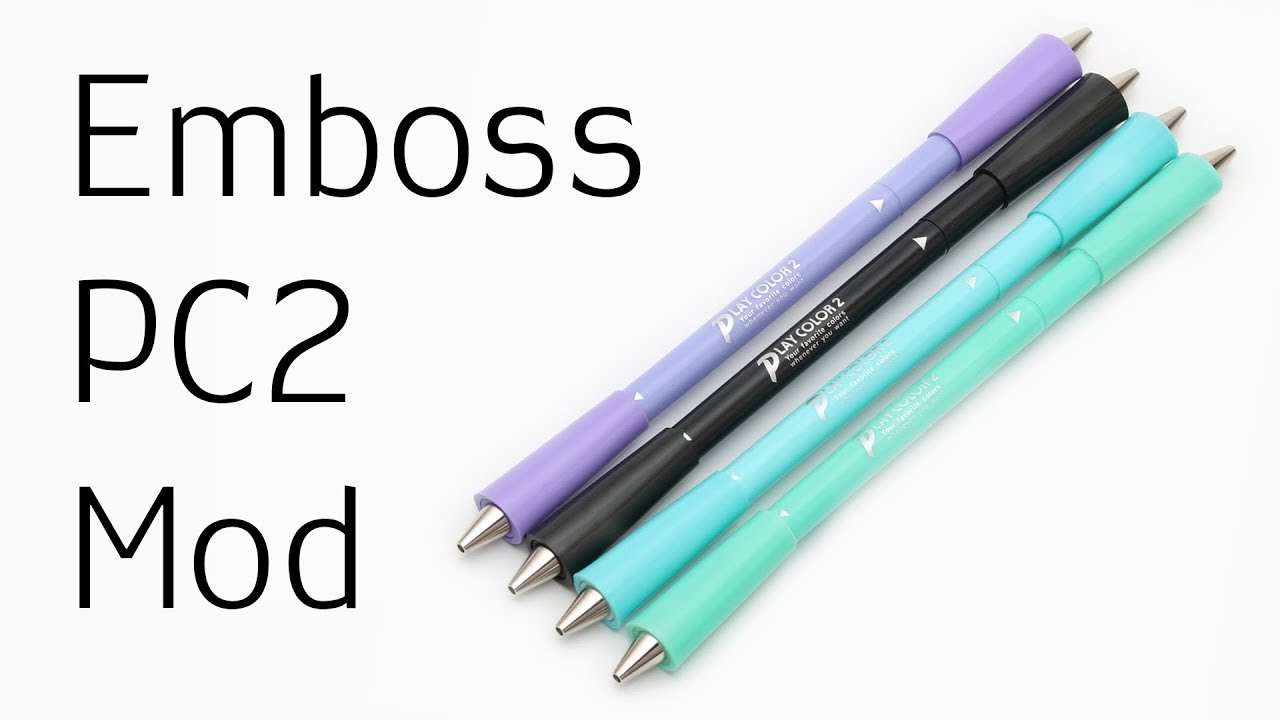 Обзор ручки для Pen Spinning – Emboss Play Color 2 Mod - YouTube