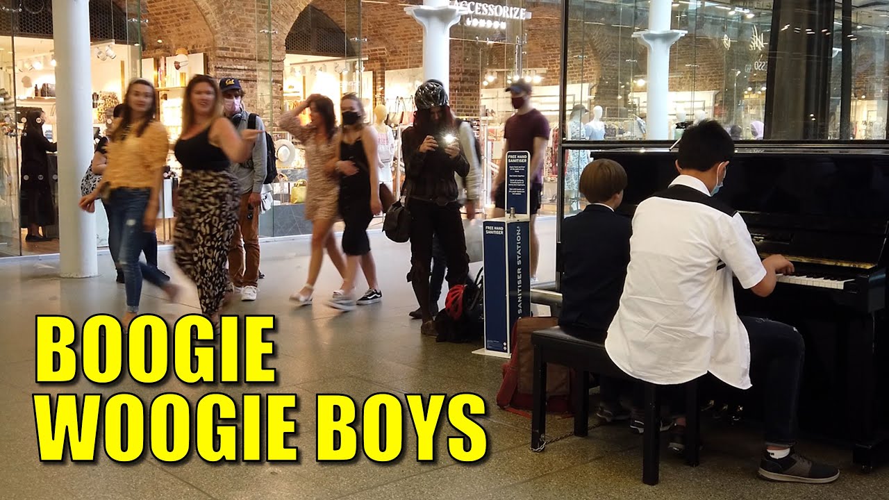 Two Young Pianists Meet At Public Piano - Magic Flows From Their ...