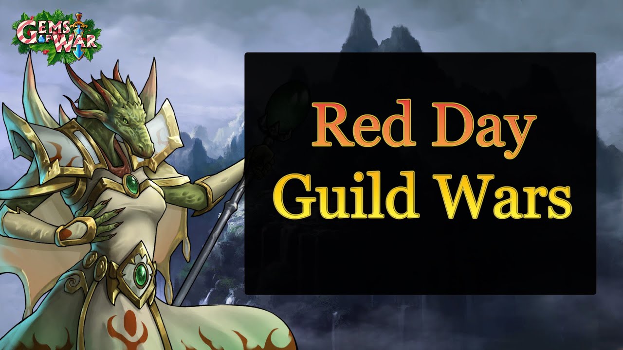 RED Guild Wars Day - Gems of War December 2019 - YouTube