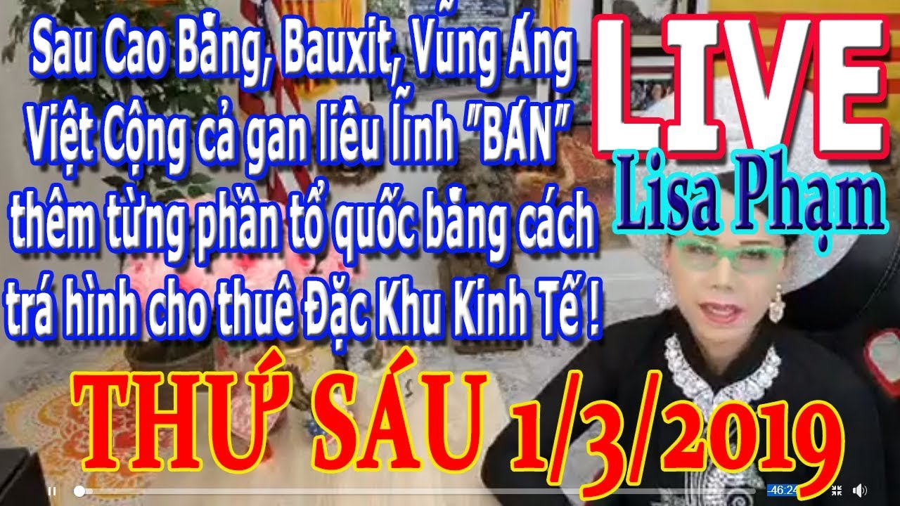 LISA PHẠM LIVE Thứ Bảy 2/3/2019 - YouTube
