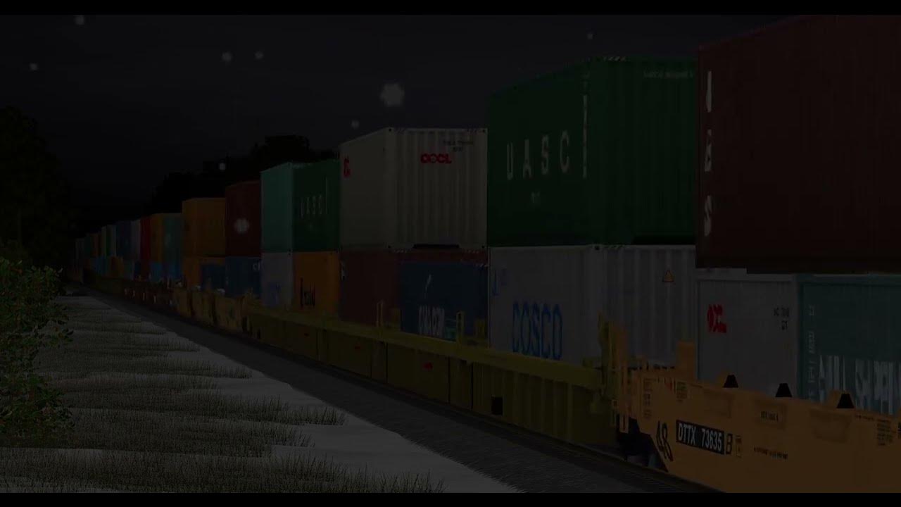 TRS22 Railfanning: NS 268-16 with UP Trailing - YouTube