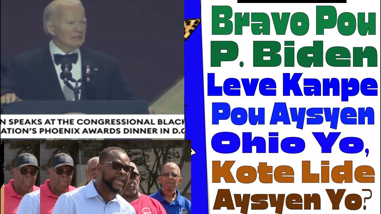 BRAVO BIDEN LEVEN KANPE POU AYSYEN OHIO YO MEN VIDEO A ABA DONALD TRUMP ...