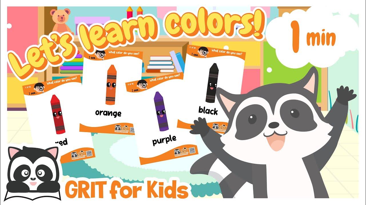 Learn Colors| Color Flashcards| Pre school English| Easy English ...