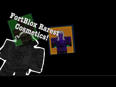Fortblox Rarest/OG Cosmetics! |Not all of them are right! - YouTube