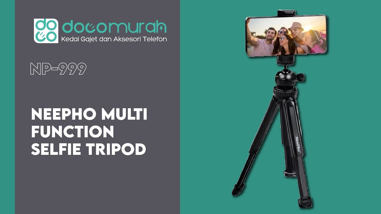 Doco Murah-NP999 NeePho Multi Function Selfie Tripod - YouTube