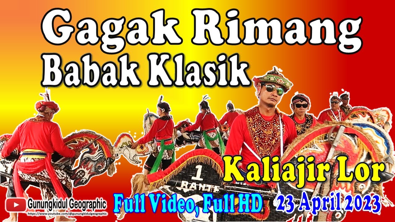 Jathilan Gagak Rimang Babak Klasik || Full HD || @gunungkidulgeographic ...
