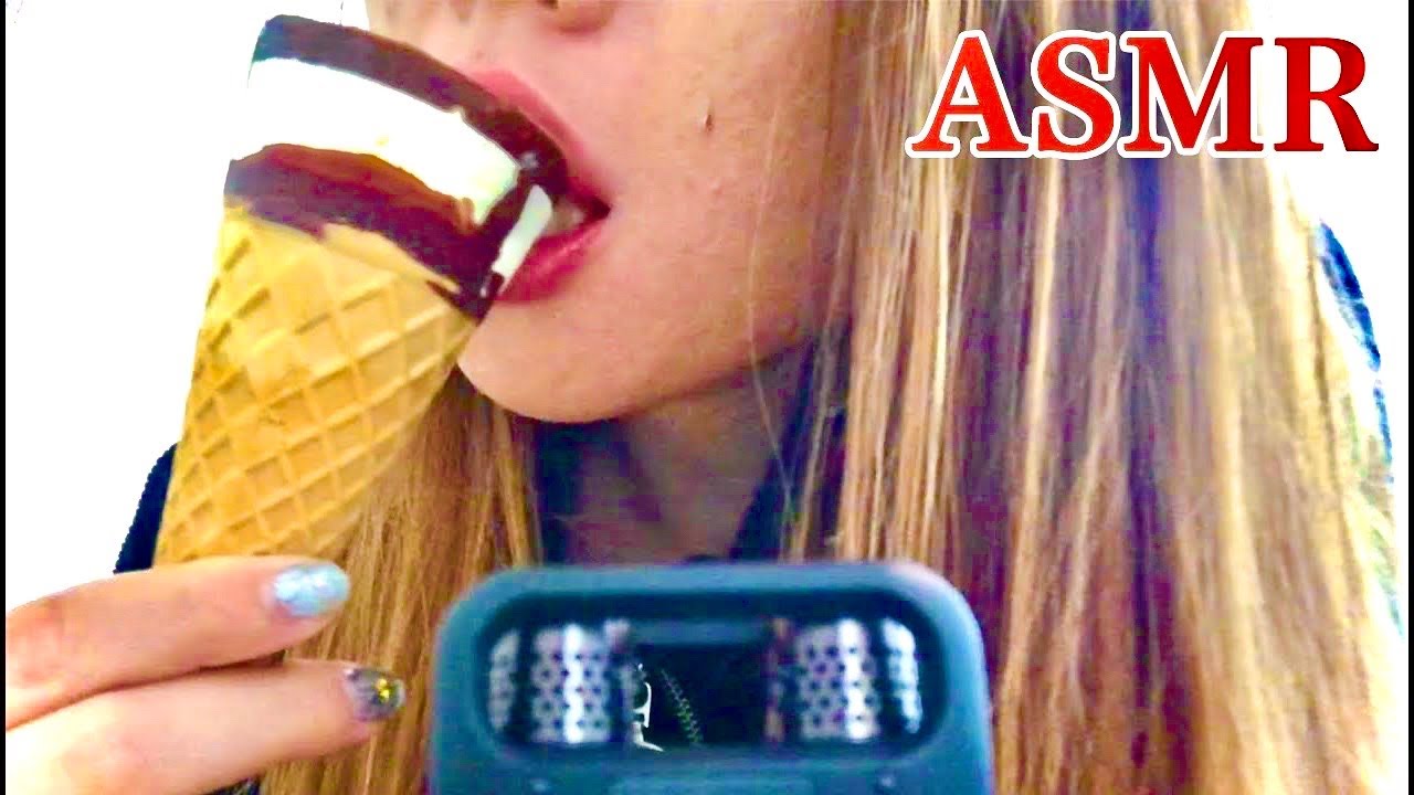 【ASMR】CHOCOLATE ICE CREAM | TASCAM MIC🎤 | 초콜릿 아이스 | EATING SOUNDS | BY ...