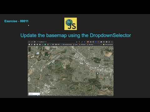 Update the basemap using the DropdownSelector - YouTube