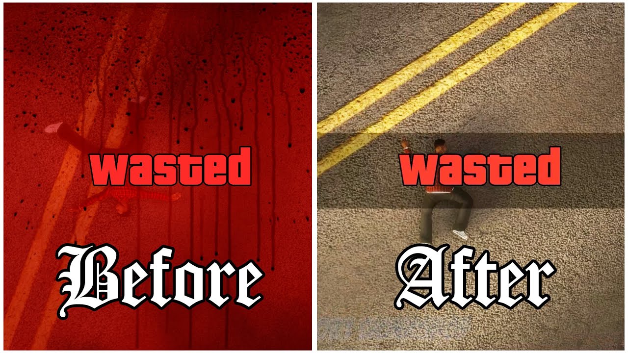 Modders FIXED Wasted/Busted Screen in GTA Trilogy Definitive Edition ...