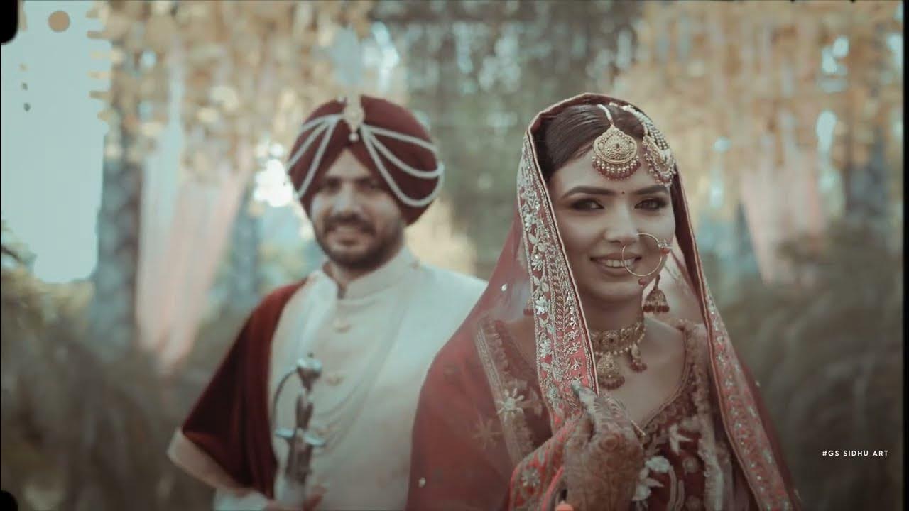 Best Punjabi Sikh Wedding Cinematic Teaser 2023 | Gurbhej + Harman | GS SIDHU ART | Punjab - YouTube