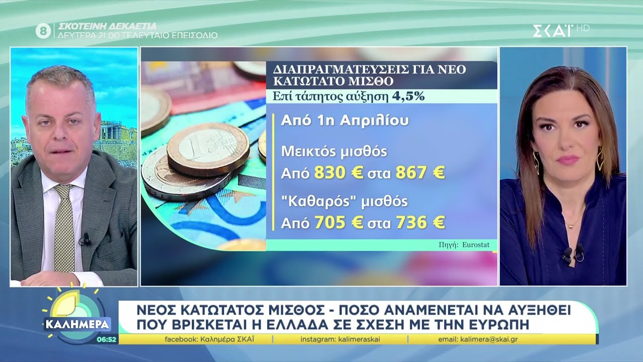 Ποιος ο κατώτατος μισθός στην Ευρώπη - YouTube
