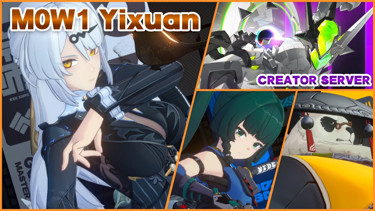 【Zenless Zone Zero】M0W1 Yixuan + Qingyi + Panda | Creator Experience ...