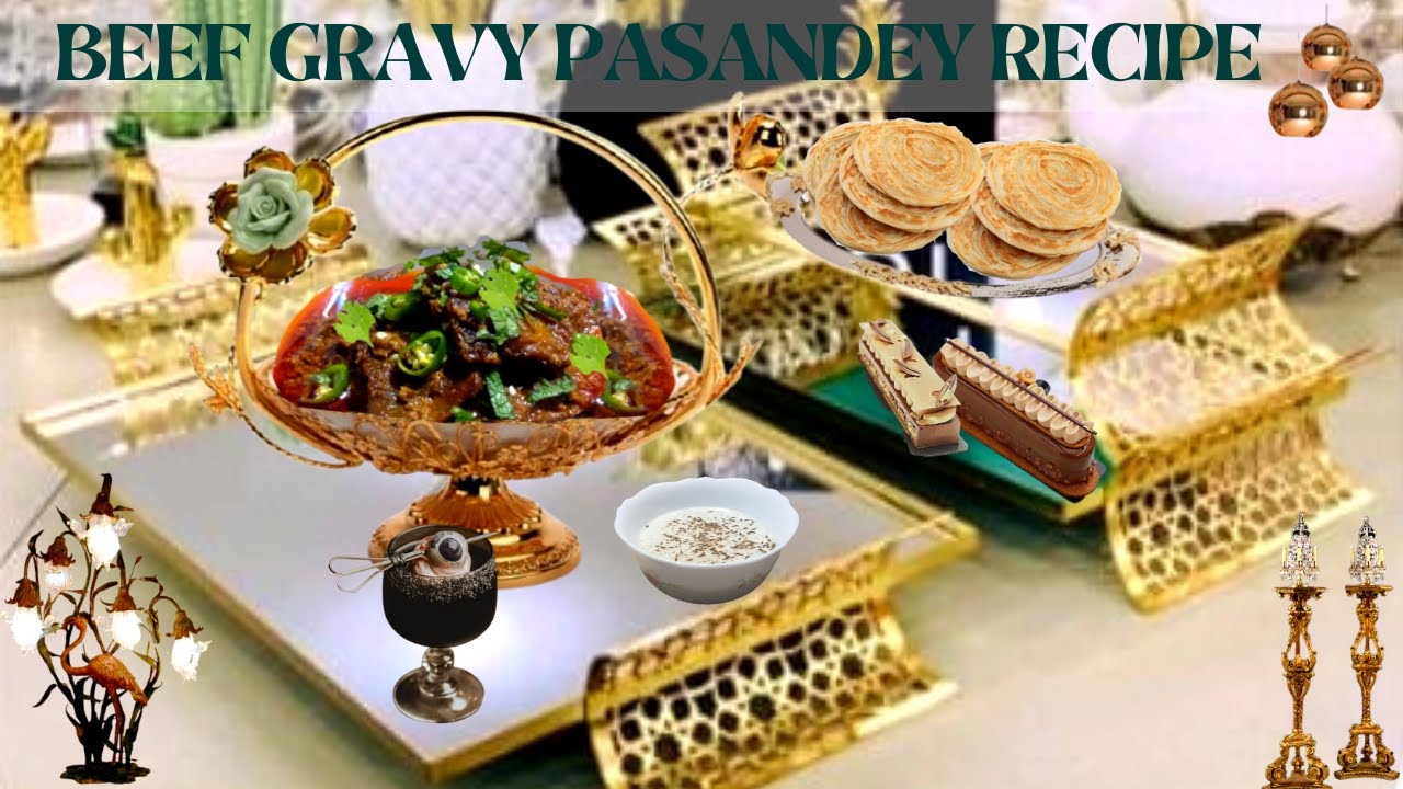 Beef Gravy Pasandey Recipe - YouTube