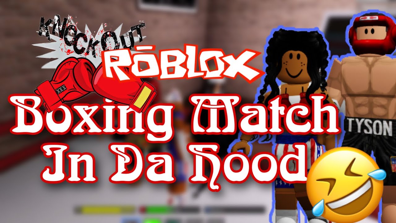Roblox boxing match || Da Hood - YouTube