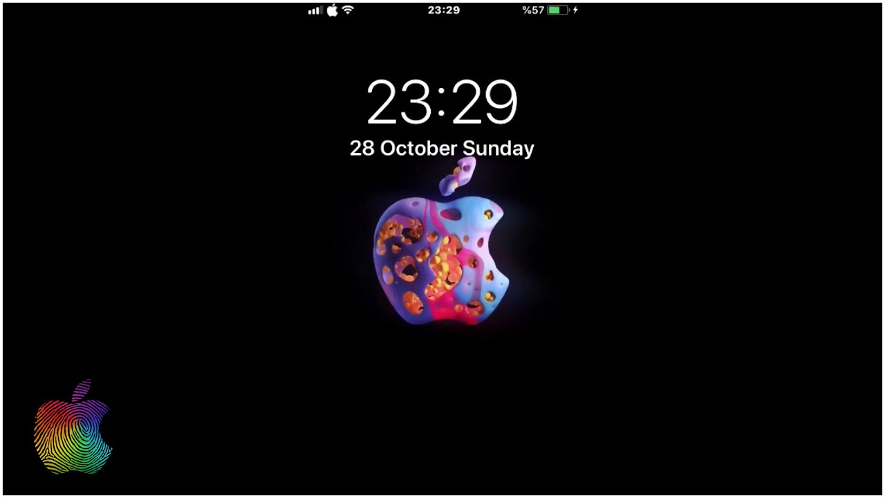 Apple's New Animated Logos Live Wallpaper - YouTube