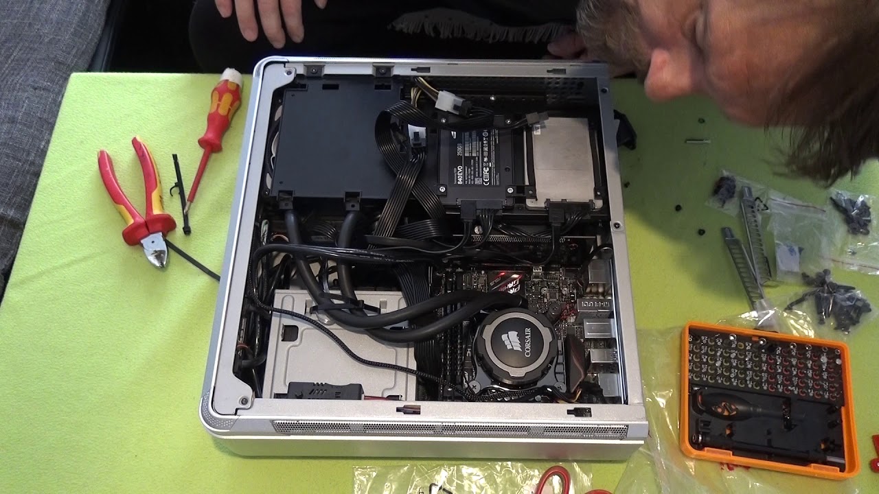 Mini ITX, Silverstone ftz01 I7 7700K, Zotac1070 Mini, H75 Wakü ...