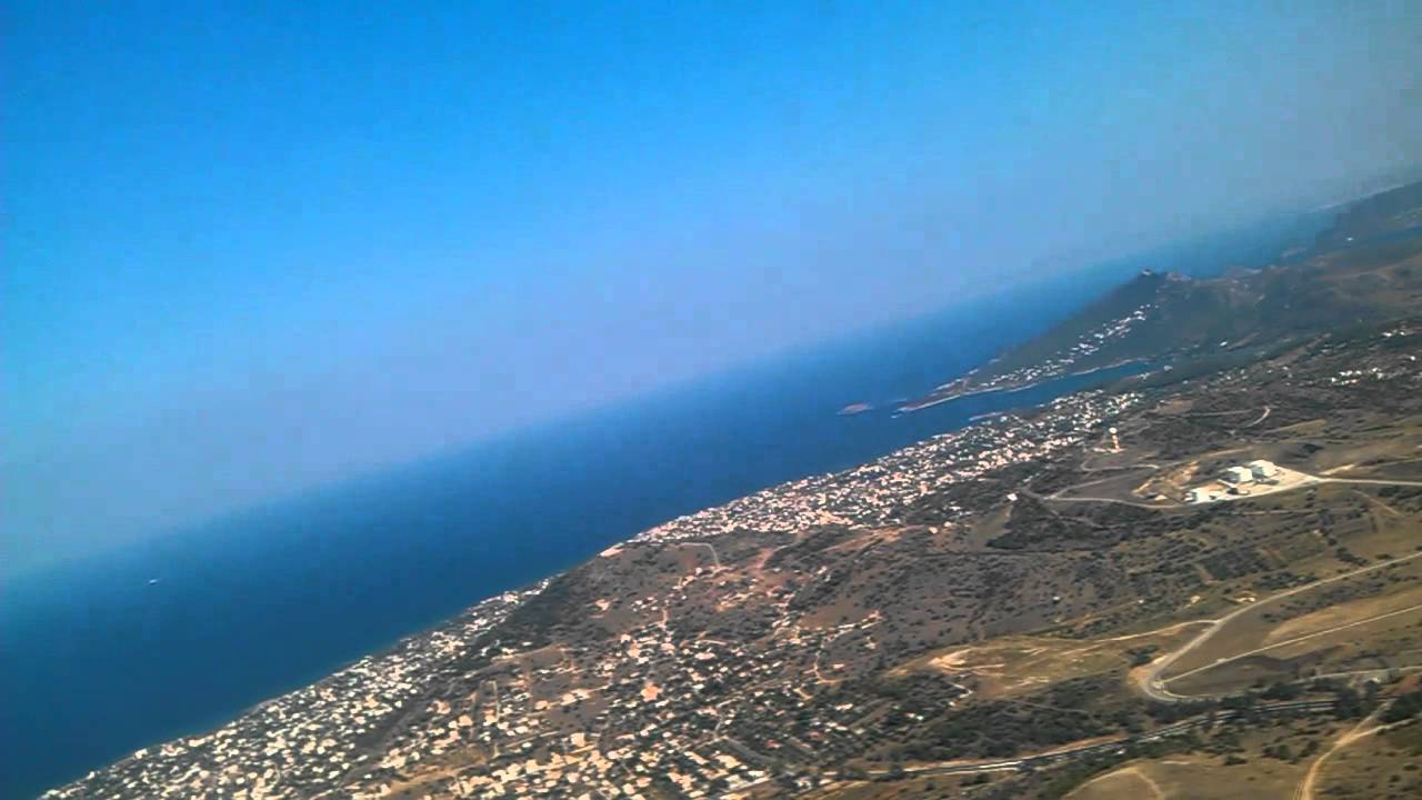 EK106 A340 ATH-DXB Takeoff & Landing, window view - YouTube