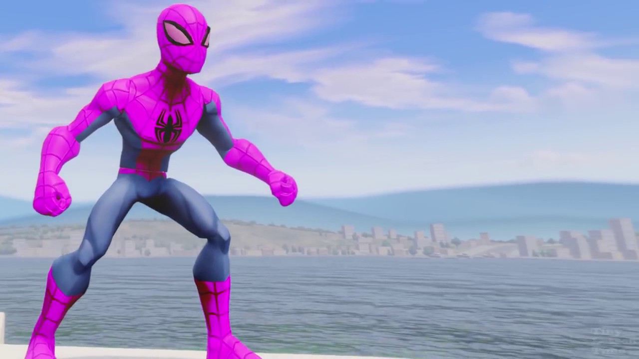 Colors Hulk Finger Family with Spiderman and Avengers and Superhero ...