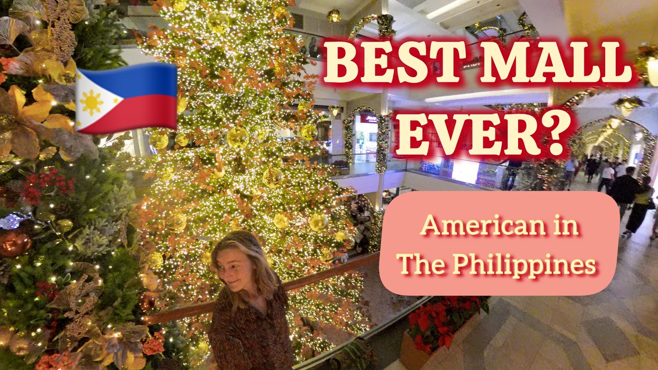 BEST MALL of my life! -- The Philippines at Christmas - YouTube