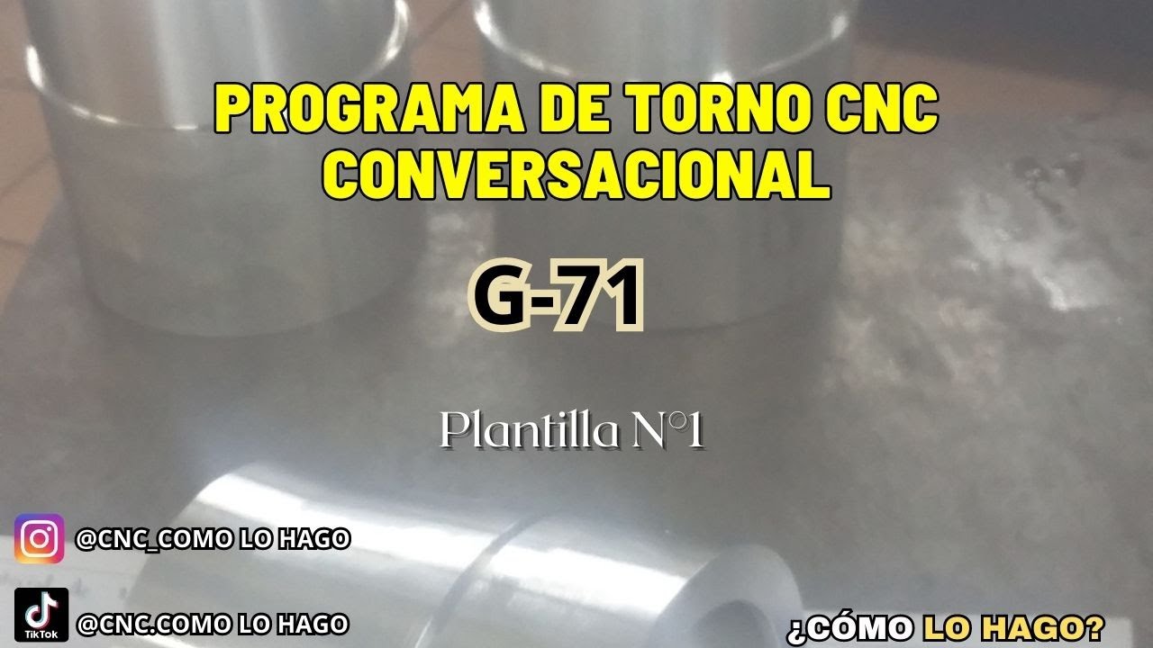 Programa de torno CNC conversacional G71 - YouTube