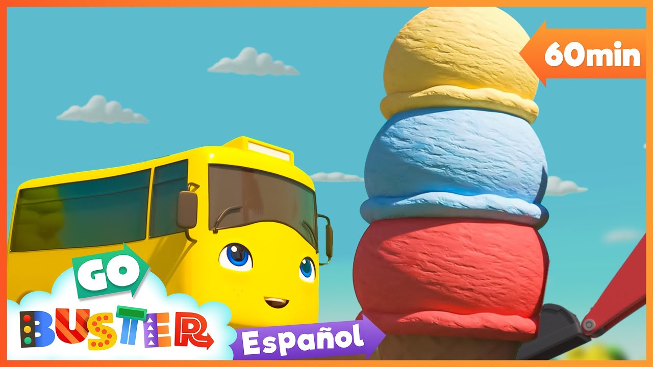 Buster y el Helado Gigante | Dibujos Animados | 1 HORA de Go Buster en ...