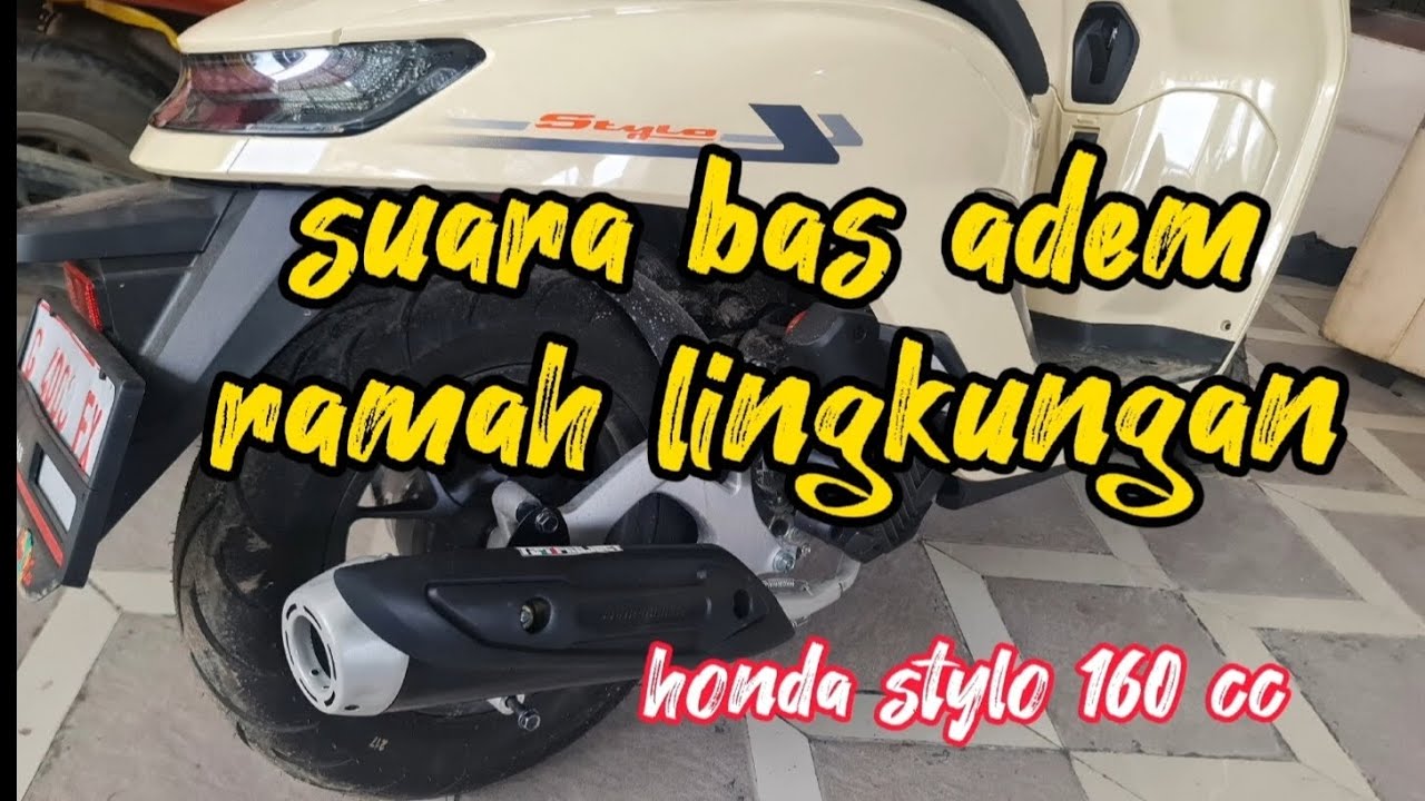 KNALPOT HONDA STYLO 160 CC !! TZM PROJECK - YouTube